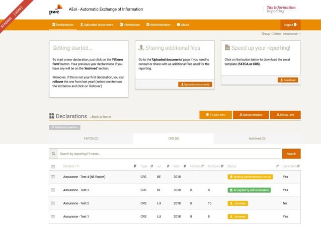 AEoI Reporting Solution